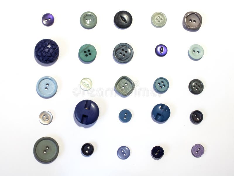 A Collection of Multicolour Different Size Buttons Stock Image - Image ...