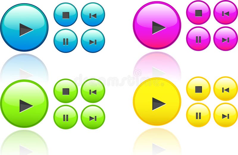 Buttons Forward Rewind Stock Illustrations – 1,352 Buttons Forward ...
