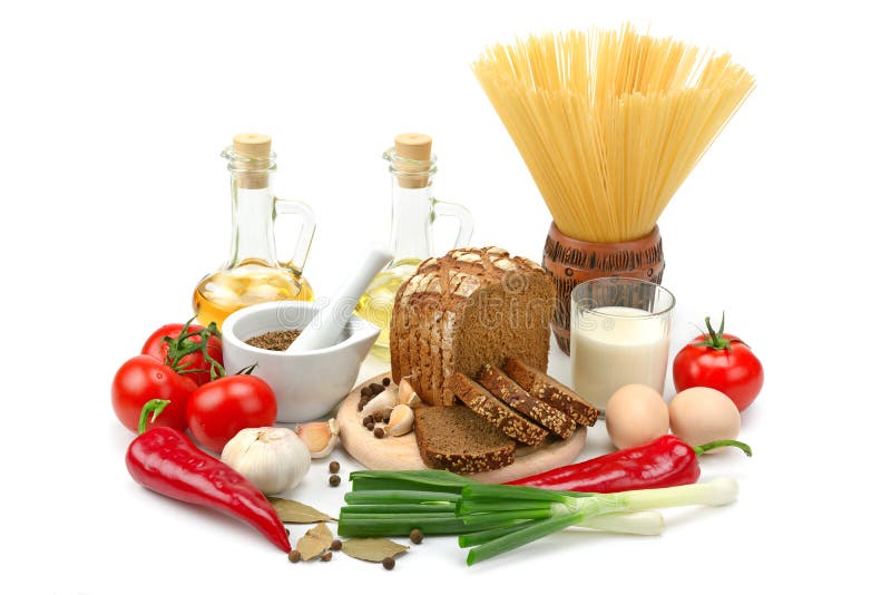 Collection of Natural Products Stock Photo - Image of group ...