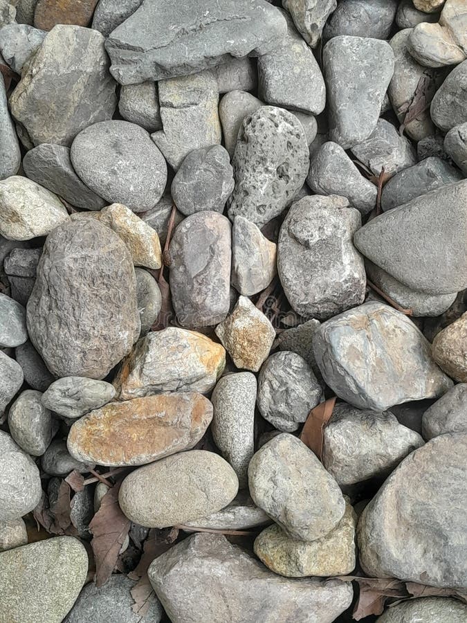 Collection of Naturalstones in Assorted Shapes, Sizes, and Tones Stock ...