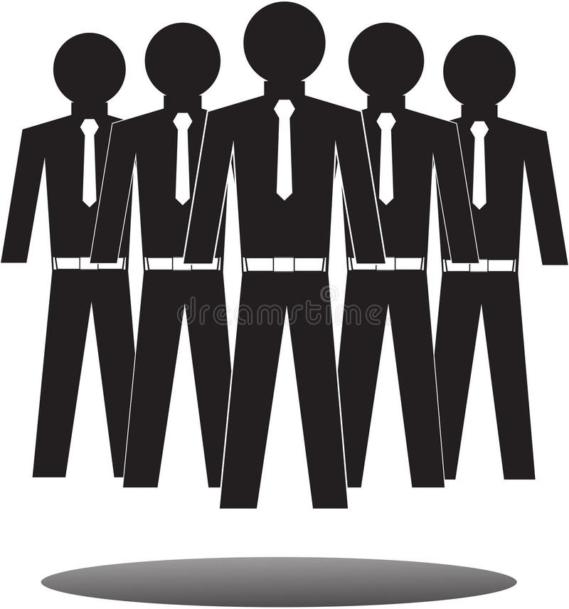 Collection of Office Workers and Business Team Ico Stock Vector ...