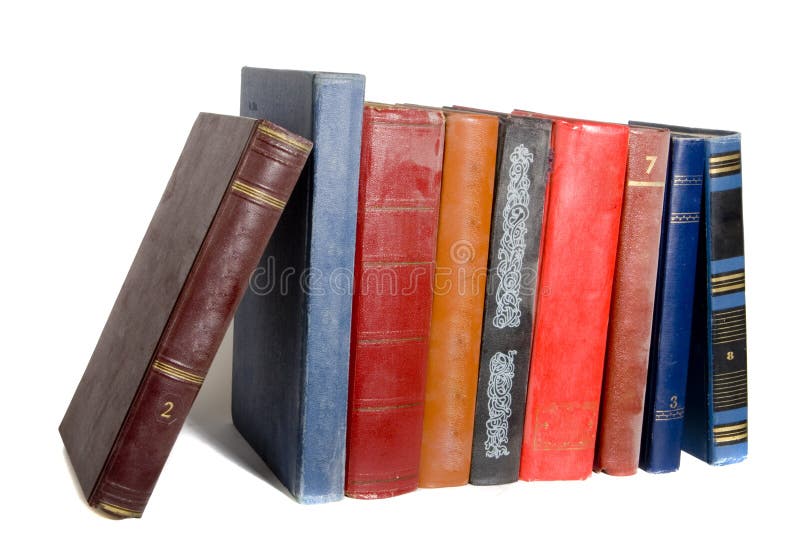 Collection of old books stock photo. Image of document - 6435124