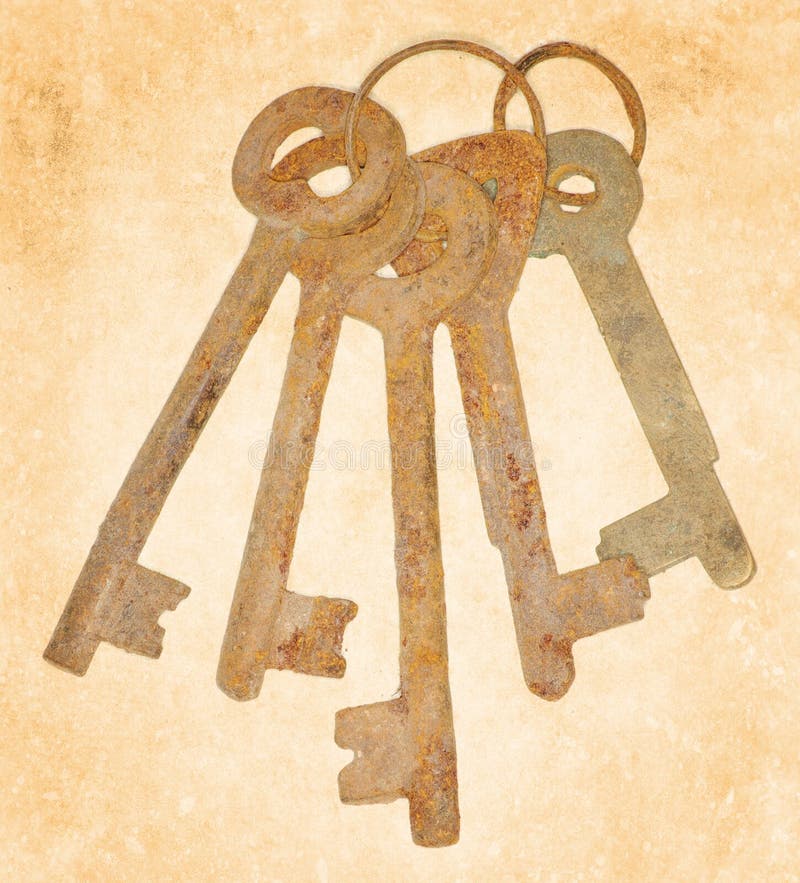Collection old keys stock photo. Image of rusty, group - 268772068