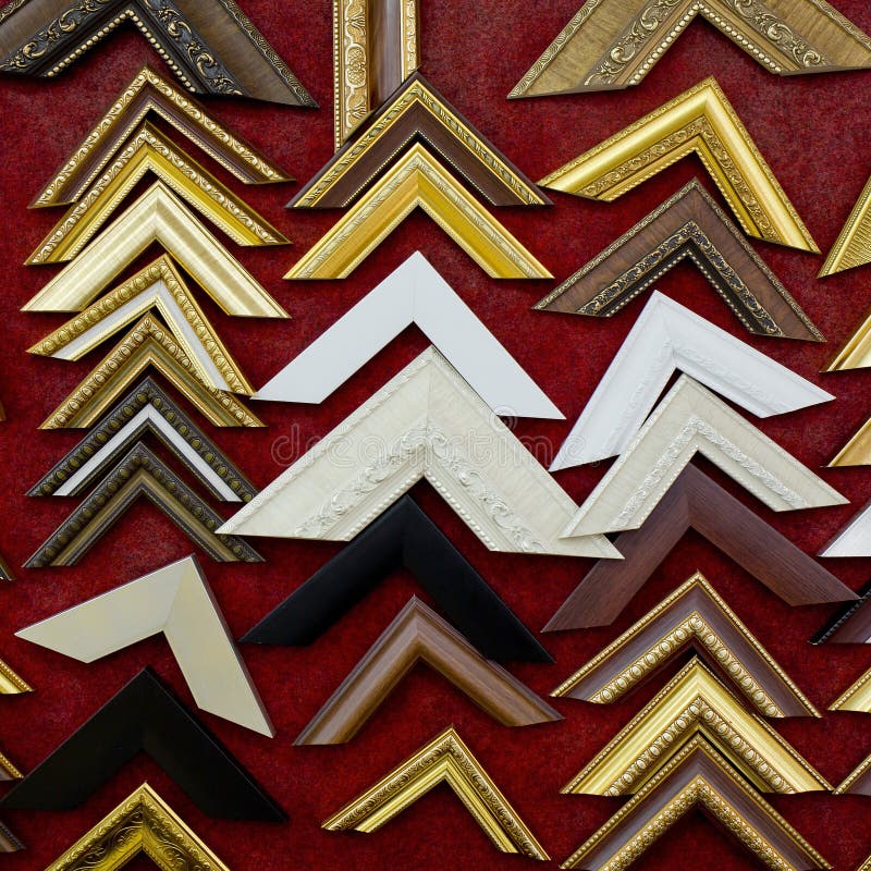 Collection of Old Photo Corners, Frames and Edges Isolated on Re Stock ...