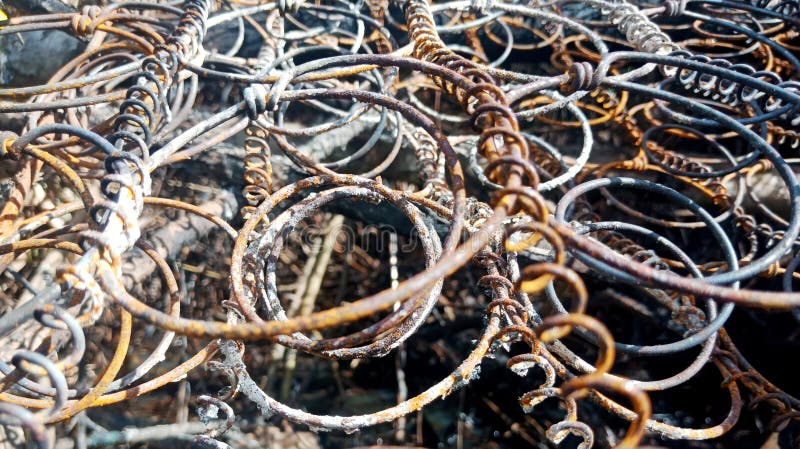 A Collection of Old and Rusty Spring Metal Stock Photo - Image of ...