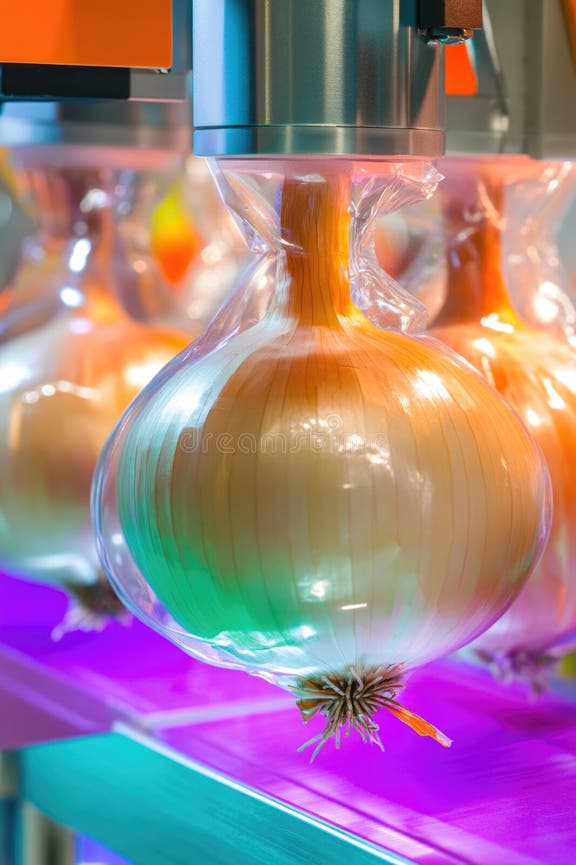 A Collection of Onions Stacked on a Shelf Stock Image - Image of time ...