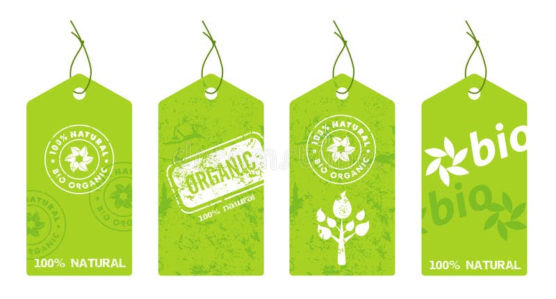 Collection of Organic Marks Stock Vector - Illustration of glossy ...