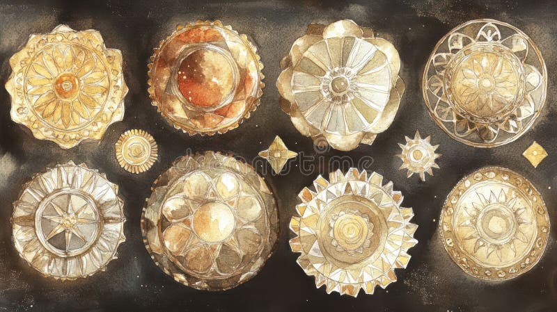 A Collection of Ornate Circular Designs with Intricate Patterns and ...
