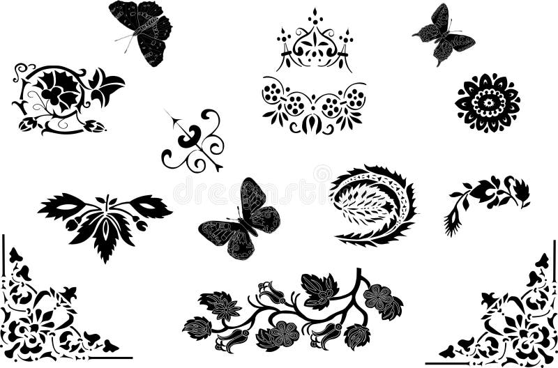 Masque De Dentelle Pour Mardi Gras, Ensemble De Collection Illustration ...