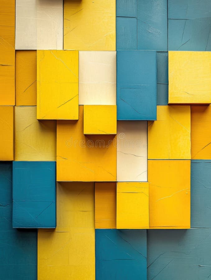 A Collection of Overlapping Squares and Rhombuses in Different Shades ...