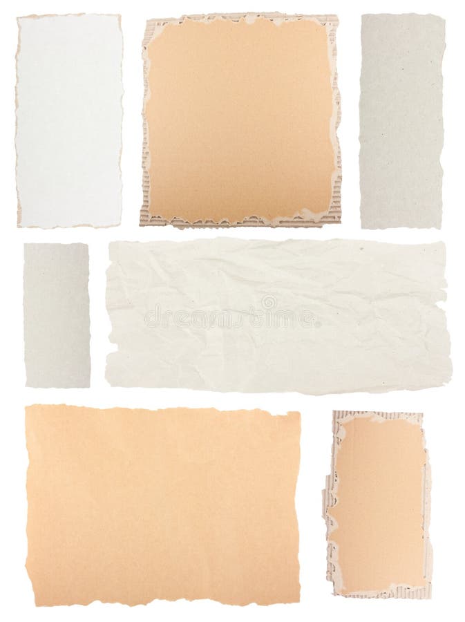 Collection of paper pieces stock image. Image of frame - 25145275