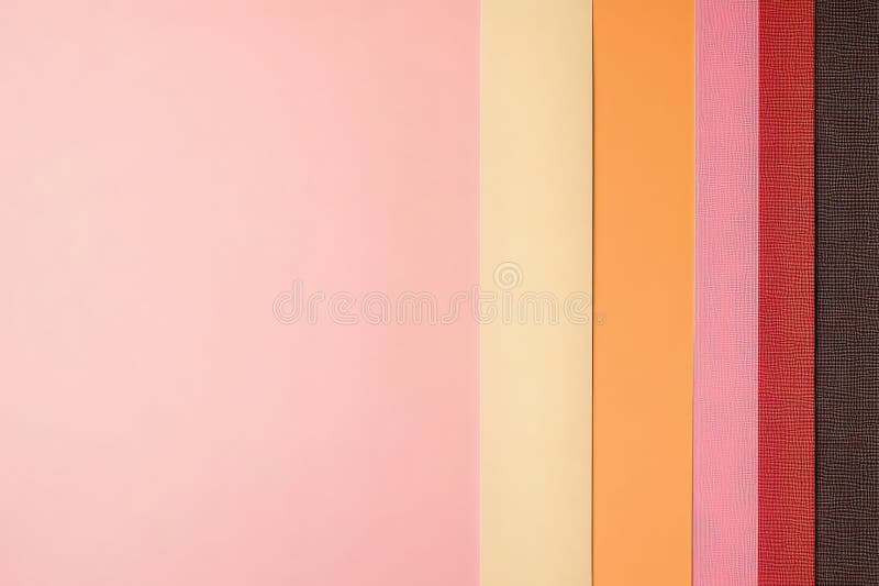 A Clean and Minimalist Color Palette Showcasing Diverse Papers in Soft ...