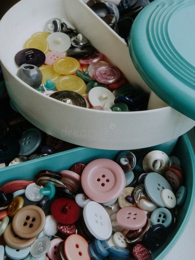 Multi-colored buttons stock photo. Image of colored - 116887632
