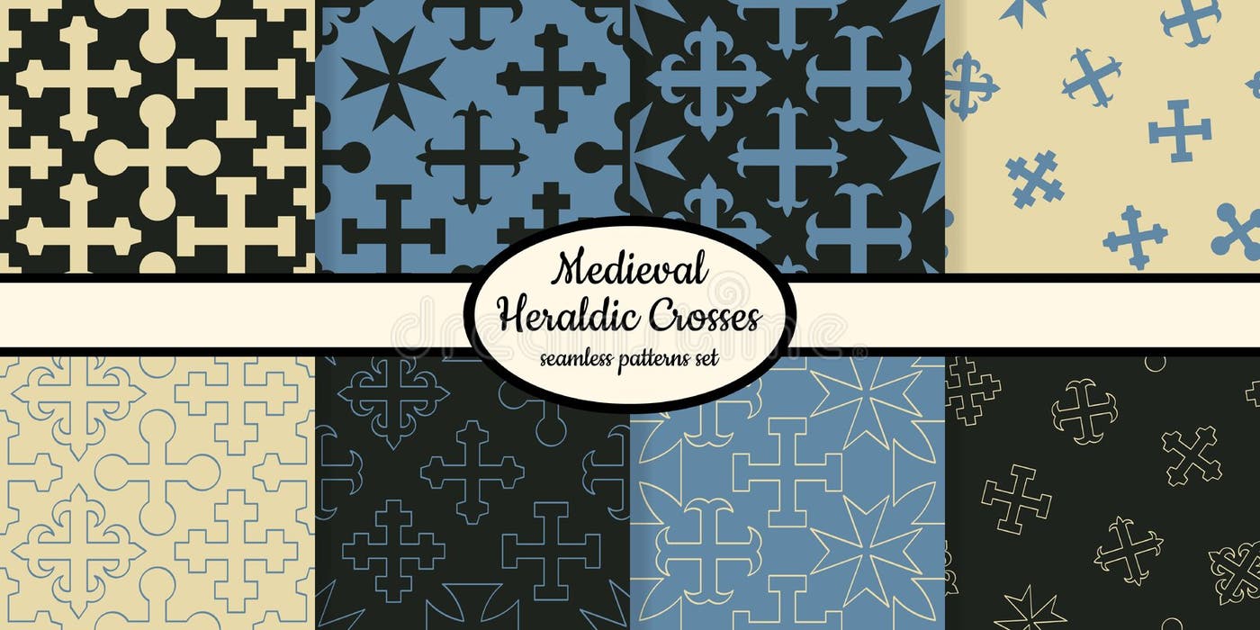 Medieval European Patterns Stock Illustrations – 104 Medieval European ...