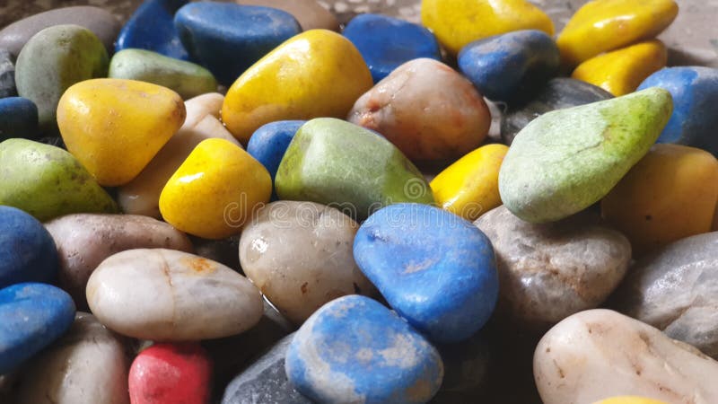 Collection of Pebbles in Varied Colors that May Be Used As a Background ...