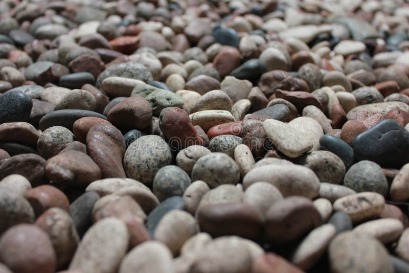 Collection of Pebbles of Various Colors Stock Photo - Image of pebbles ...