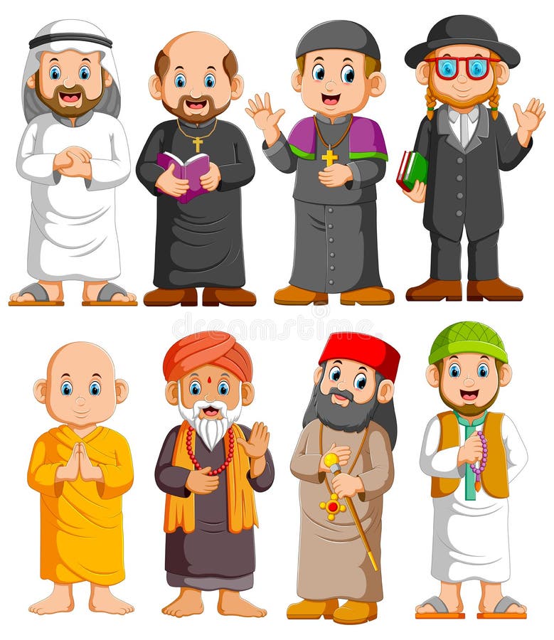 Different Religion Stock Illustrations – 12,822 Different Religion ...