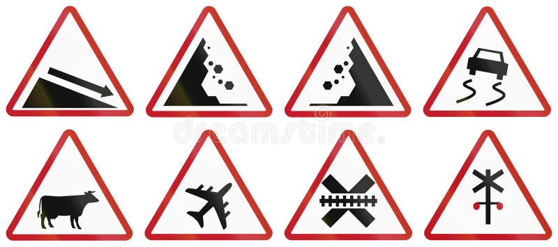 Collection of Philippine Regulatory Road Signs Stock Illustration ...