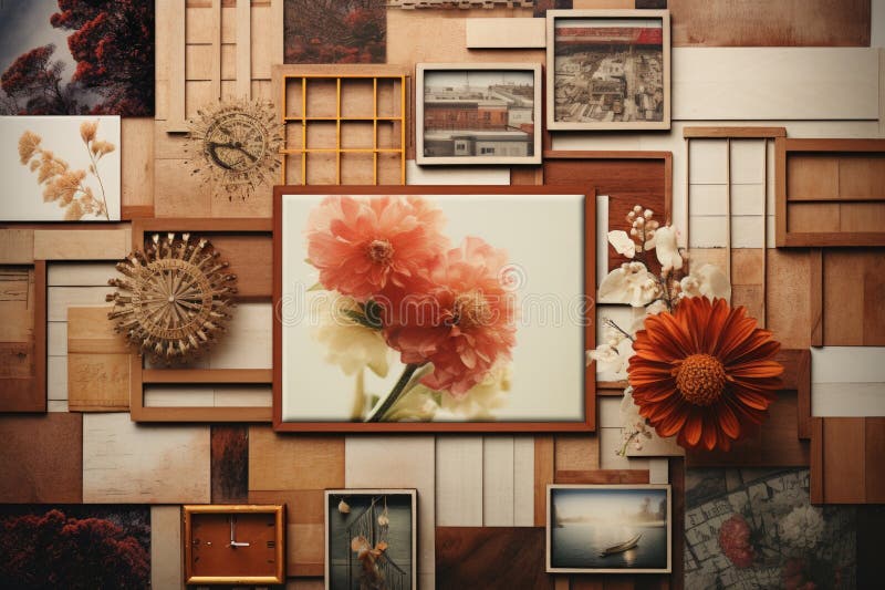 Collection of Pictures Displayed on a Wall, Suitable for Interior ...