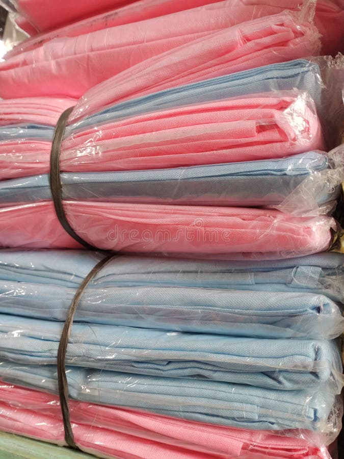 A Collection of Piles of Colors Cloth Stock Photo - Image of white ...