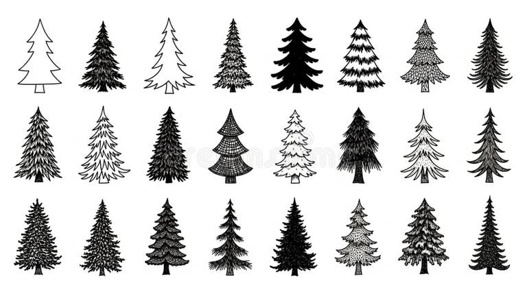 Pine Tree Designs Stock Illustrations – 18,278 Pine Tree Designs Stock ...