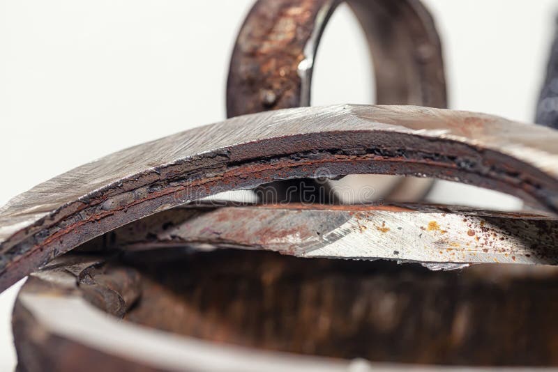 Mechanical Cut Out Defective Welds Stock Image - Image of instrument ...