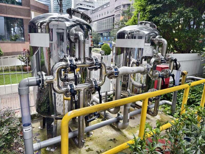 A Collection of Pipes is Interconnected with Each Other Stock Image ...