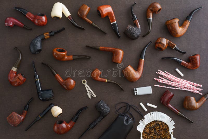 Collection of pipes stock photo. Image of smoking, filter - 82248034