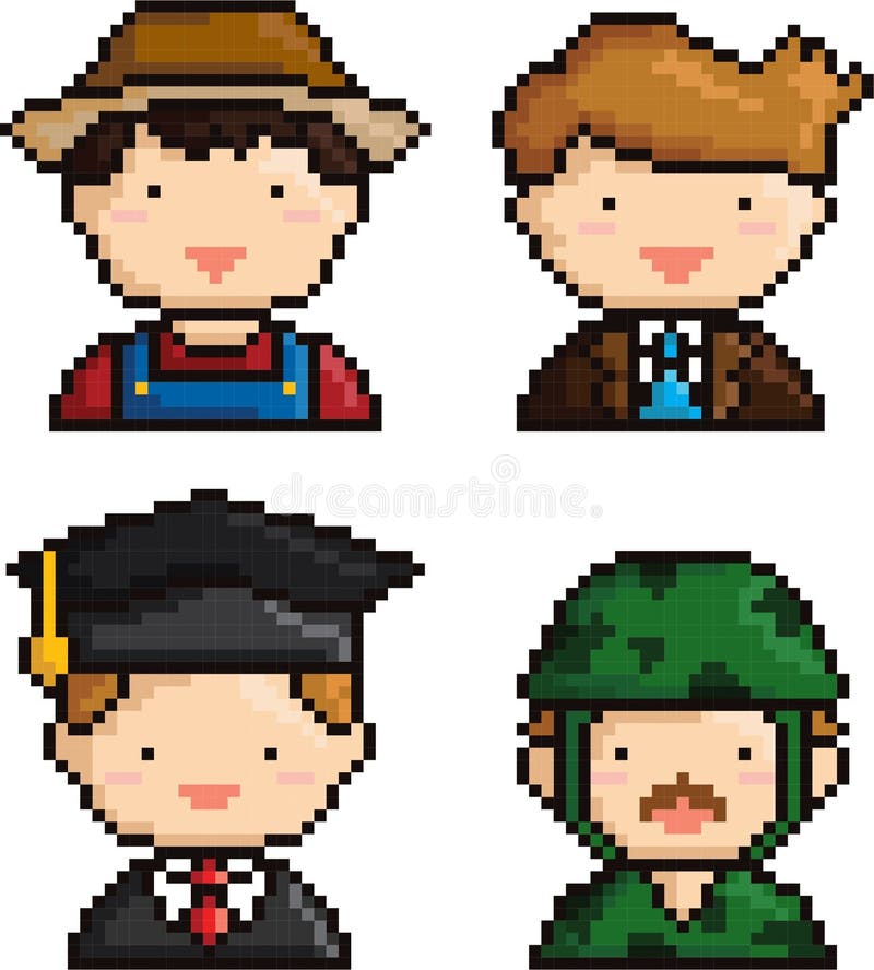 Pixel Graduate Stock Illustrations – 637 Pixel Graduate Stock ...