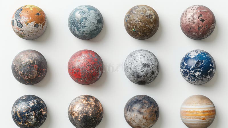 A Collection of Planets stock illustration. Illustration of uranus ...