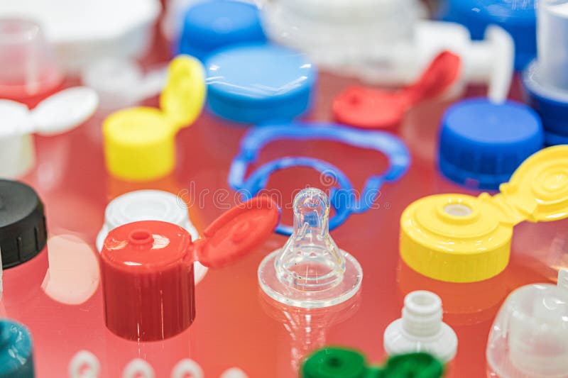 A Collection of Plastic Bottle Caps, Various Shapes and Sizes ...