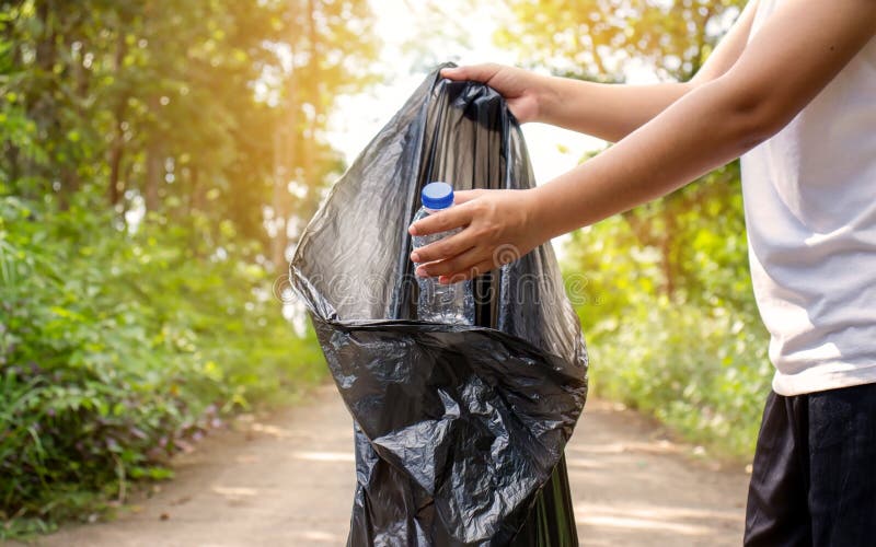 The Collection of Plastic Bottles for Recycling. Stock Image - Image of ...