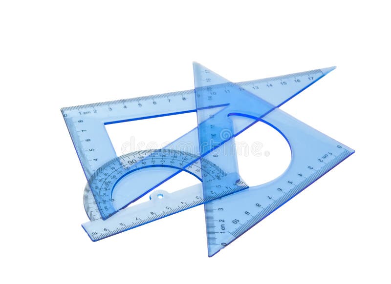 Collection of Plastic Transparent Rulers Stock Image - Image of inch ...