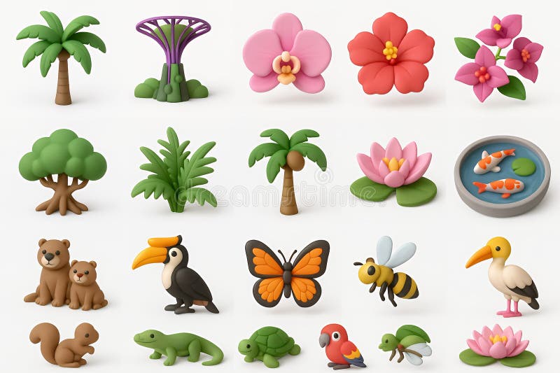 Handcrafted Clay Animals Stock Illustrations – 89 Handcrafted Clay ...