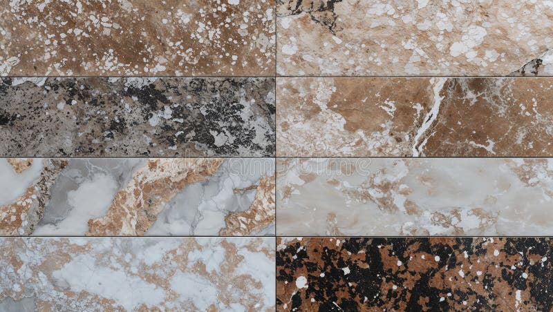 Collection of Porcelain Stoneware Tiles Showing Different Colors and ...