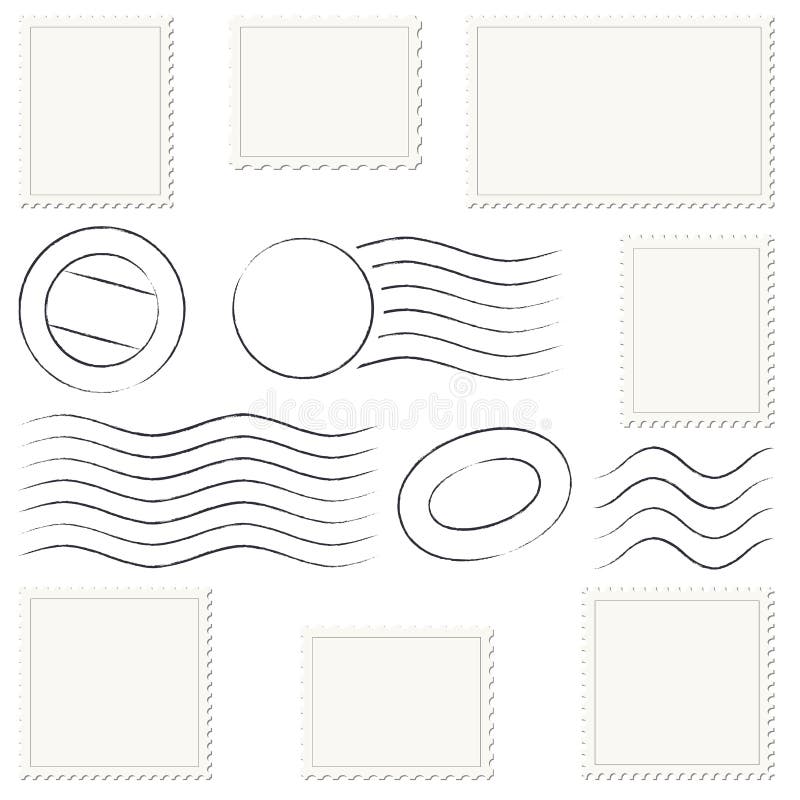 Post marks stock vector. Illustration of background, office - 2324035