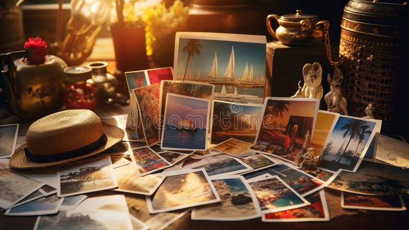 Collection of Postcards, Each Capturing Iconic Memory Vintage and ...