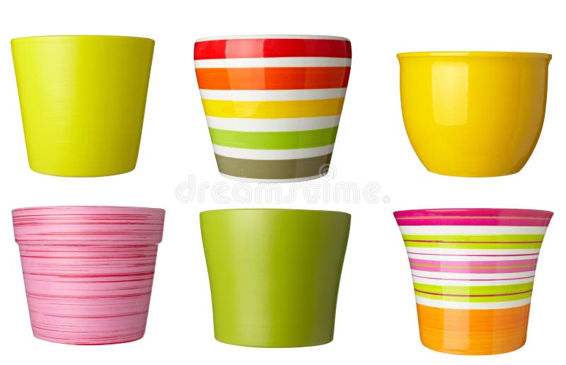 Collection of pots stock photo. Image of garden, pots - 16228840
