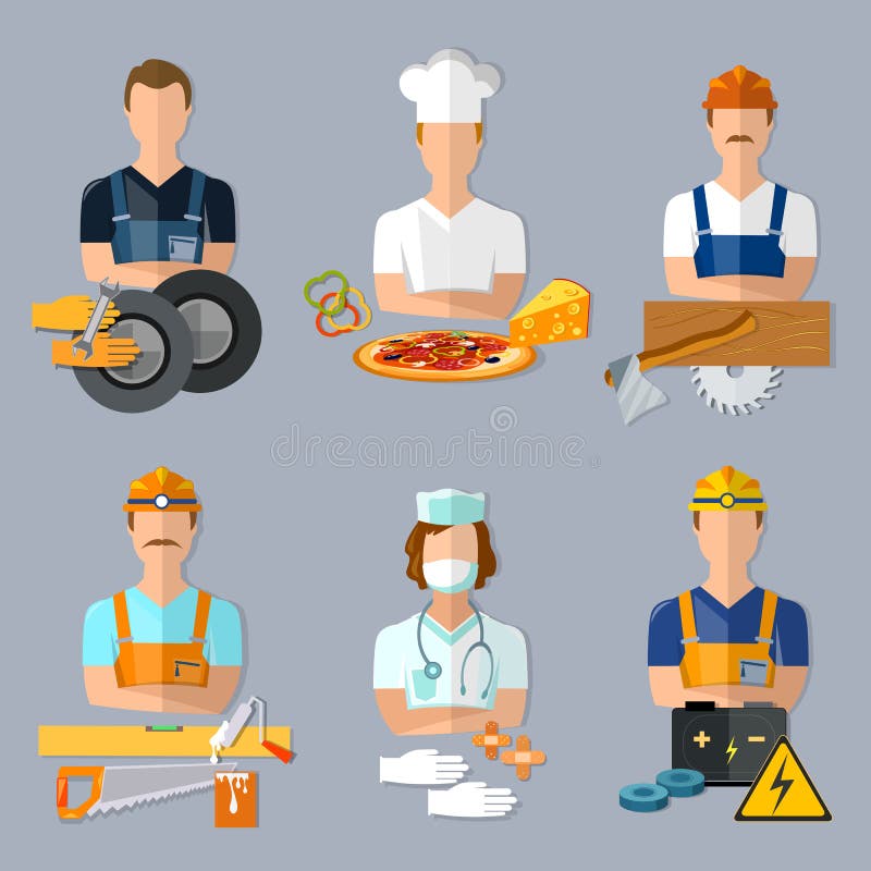 Professions Tools Stock Illustrations – 1,029 Professions Tools Stock ...