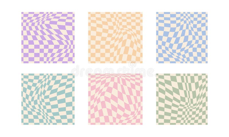 Psychedelic Checkerboard Poster Stock Vector - Illustration of trippy ...