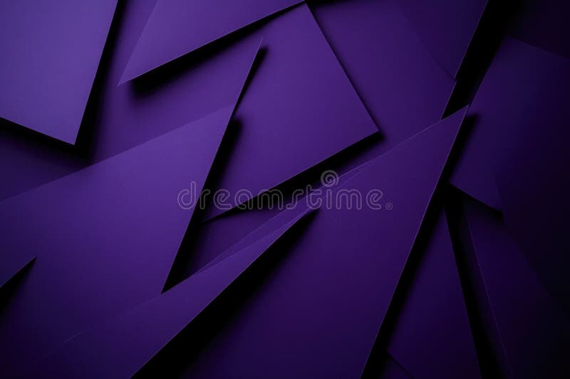 A Collection of Purple Triangles Stacked on Top of Each Other, Great ...