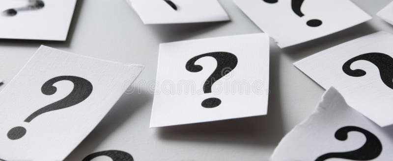 The Collection of Question Marks Inviting Curiosity and Exploration of ...
