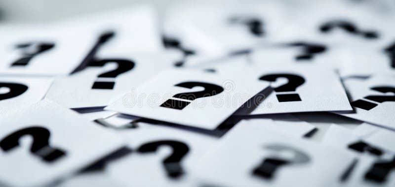 The Collection of Question Marks Representing Uncertainty and Inquiry ...