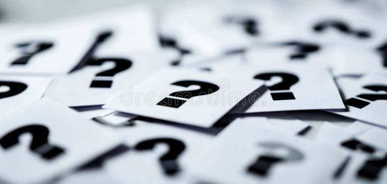 The Collection of Question Marks Representing Uncertainty and Inquiry ...