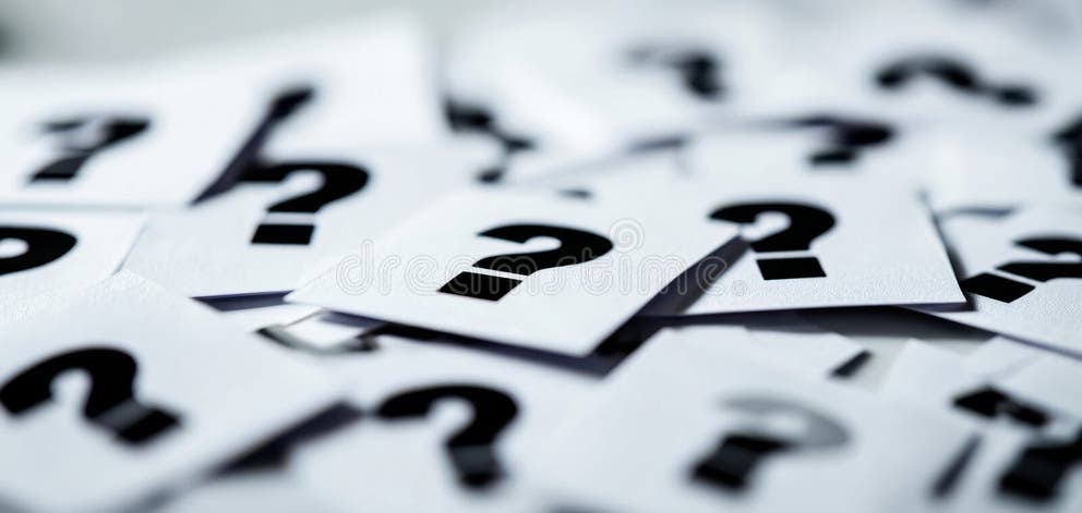 The Collection of Question Marks Representing Uncertainty and Inquiry ...