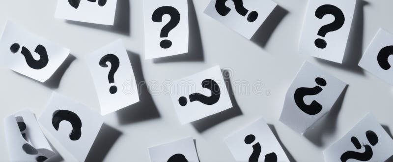 The Collection of Question Marks Symbolizing Inquiry and Curiosity in ...
