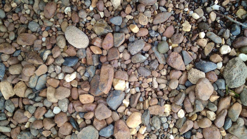 Collection of Random Size River Rocks Stock Image - Image of shapes ...