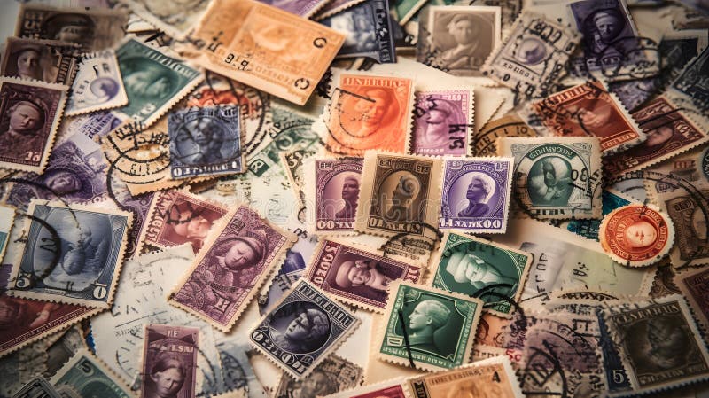 Collection of Rare and Valuable Stamps Two Generative AI Stock ... Collection of Rare and Valuable Stamps Two Generative AI Stock ...