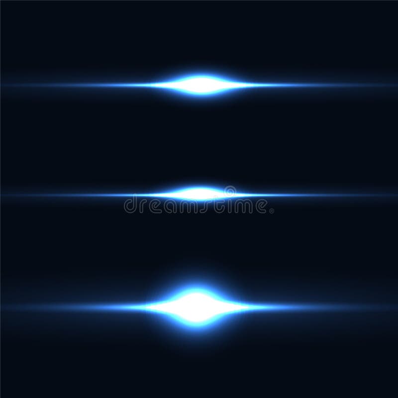 Collection of Realistic Light Glare, Highlight. Collection of Beautiful ...