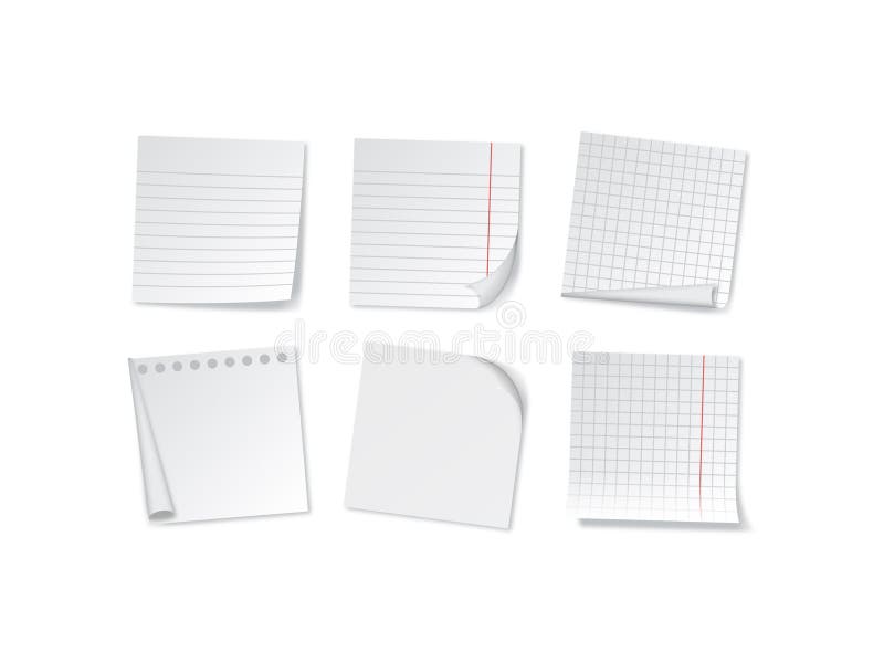 Realistic Vector Sticky Notes Stock Illustrations – 1,069 Realistic ...